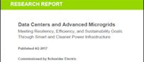 Data Centers And Advanced Microgrids Smarter Cleaner Power
