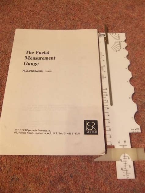 Facial Measurement Guage Used Accessories Ophthalmic Equipment