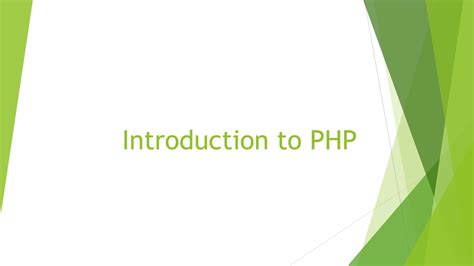 Ppt Introduction To Php Powerpoint Presentation Free Download Id