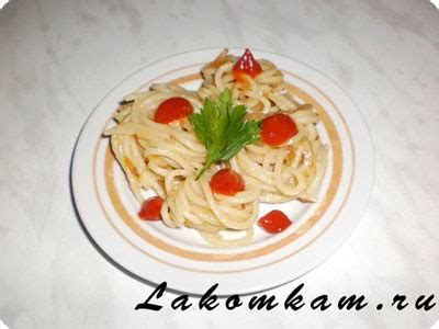 Мучное блюдо "Спагетти по-китайски" / Рецепты с фото. Простые домашние ...