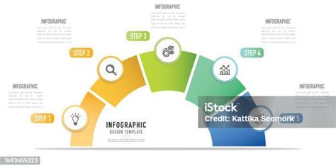 비즈니스 프레젠테이션을 위한 반원형 또는 원형 차트 인포그래픽 인포그래픽에 대한 스톡 벡터 아트 및 기타 이미지 인포그래픽 마인드맵 0명 Istock