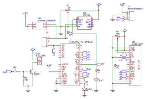 Smoke Detector Arduino Shield OSHWLab