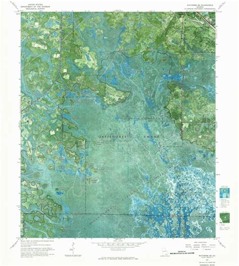Waycross Se Ga 1967 24000 Scale Map By United States Geological