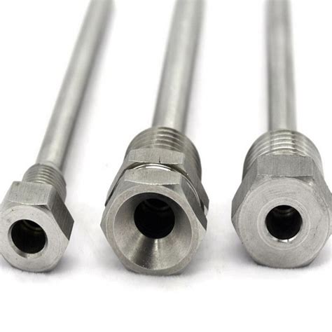 Mm Stainless Steel NPT Threads Thermowells Temperature Instruments Temperature Sensor