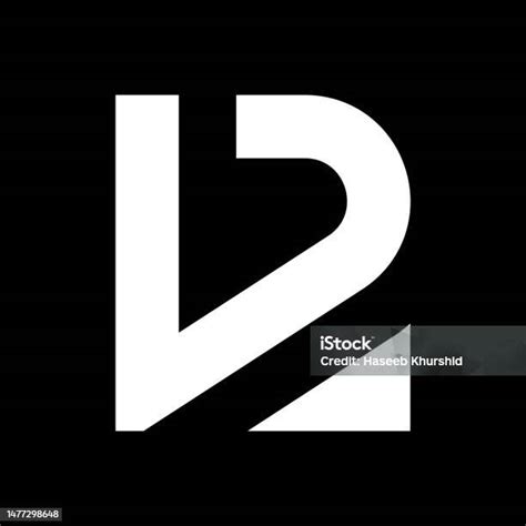최소한의 Dl 로고 고급 배경에 Dl 편지의 아이콘입니다 Ld 모노그램 이니셜을 기반으로 한 로고 아이디어 전문적인 다양한 문자