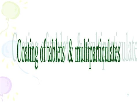 Hoe To Prevent Cracking In Coating Tablet Ppt