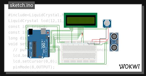 Ultrasonicsensor Copy Copy Wokwi Esp32 Stm32 Arduino Simulator