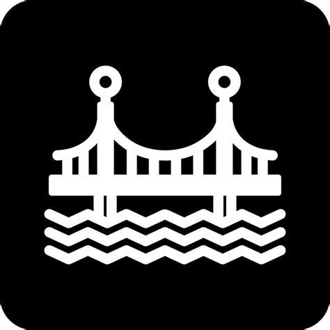 Bridge Vector Icon 38062016 Vector Art At Vecteezy