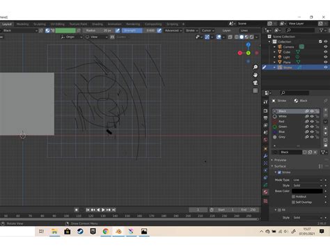 Cannot Draw With Grease Pencil On Tablet Or With The Mouse It Acts