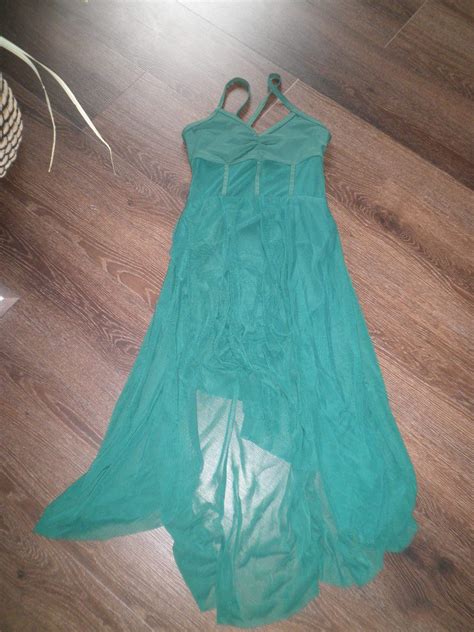 SA Preloved Solo Forest Green Cage Mesh Lyrical Costume Approx SA Minor