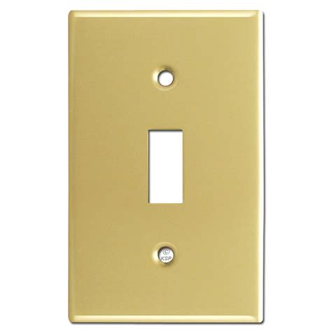 Polished Brass Toggle Switch Plate Covers