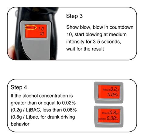 Policía De Detector De Alcohol Digital Police Alcotest Cuotas Sin Interés