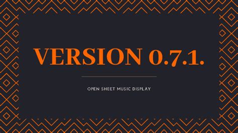 Osmd 071 With Its Brand New Features Open Sheet Music Display