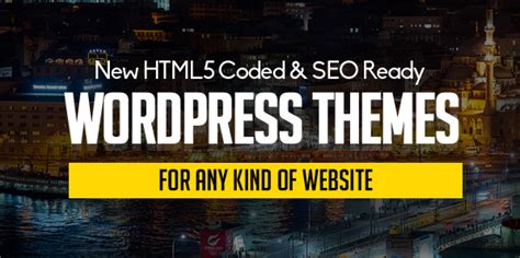 New Responsive WordPress Themes With HTML5 UI Wordpress Themes