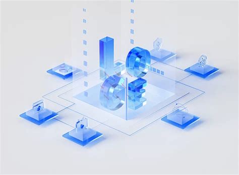 3d素材虚拟科技感玻璃区块链透明材质数据c4d模型立体oc材质文件 淘宝网 花瓣网