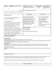 L Factored Form Of Polynomial Functions Docx Grade Subject