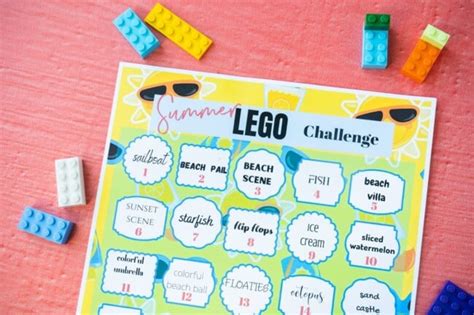 Summer Lego Challenge Ideas Free Printable Play Party Plan