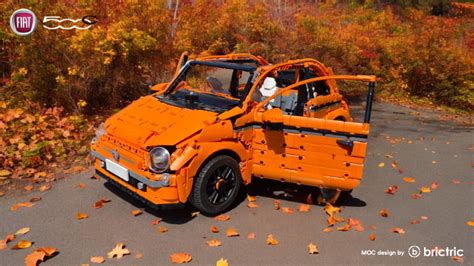 Lego Moc Fiat 500c By Brictric Rebrickable Build With Lego