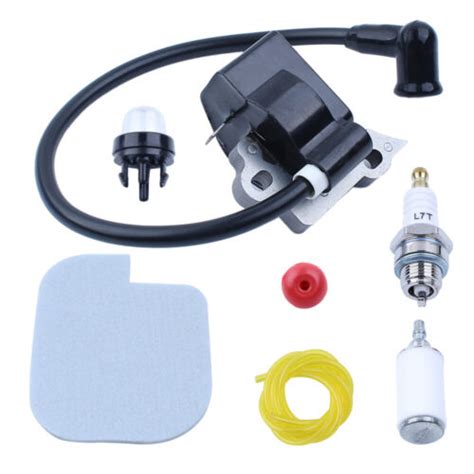 Ignition Coil Air Filter Primer Bulb Check Valve For Poulan PP3516AVX