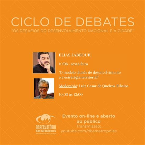 Último evento do ciclo de debates Os desafios do desenvolvimento