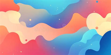 Vibrant Abstract Gradient Background with Fluid Shapes and Soft Color Transitions Stock ...