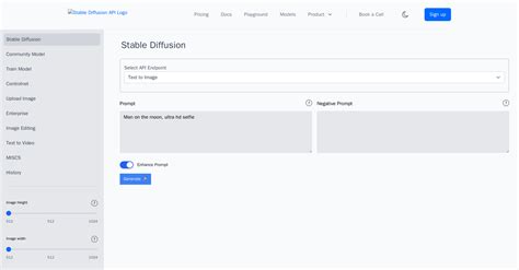 Stable Diffusion API AI Tool For Images