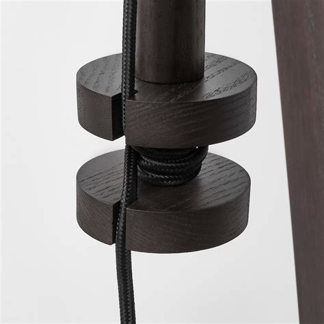 Lauters Floor Lamp With Led Bulb Brown Ash White Ikea