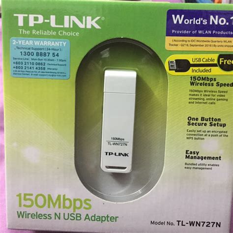 TP-LINK 150 Mbps Wireless N USB Adapter, Computers & Tech, Parts ...