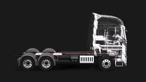 전기 트럭 섀시 X Ray 3d 모델 249 Max Free3d