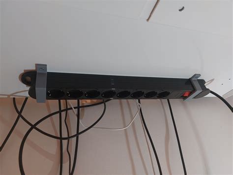 Bracket For 8x Power Strip From Silvercrest Lidl By Gramophone Download Free Stl Model