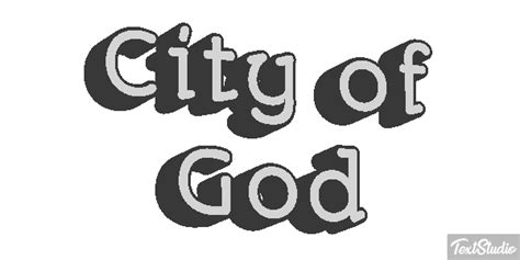 City Of God Movie Animated  Logo Designs