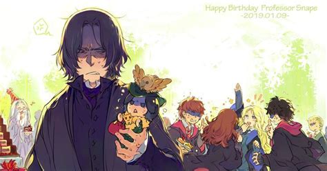 ハリポタ スネイプ先生誕祭2019 異絵のイラスト Pixiv イラスト ハリー・ポッターのキャラクター ハリー・ポッター画像