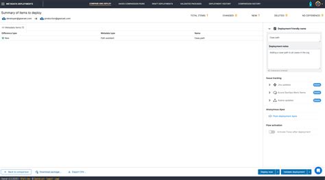 How To Deploy Path Settings In Salesforce Gearset