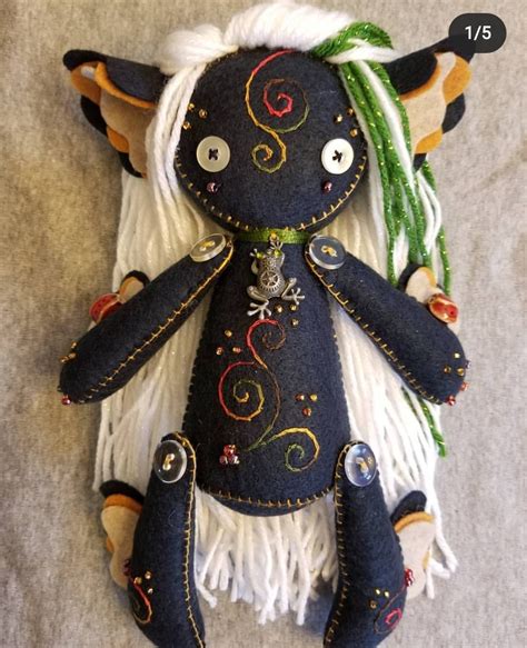 White Krampus Doll Krampus Felt Ornament Gruss Vom Krampus Etsy Artofit