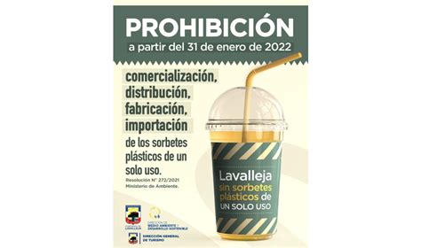 29012022 Prohibición Del Uso De Sorbetes Plásticos Desde El 31 De