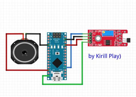 Датчик магнитного поля на Arduino Nano