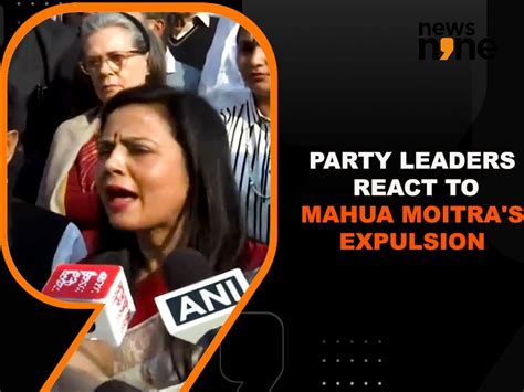 Mahua Moitra Expelled As Mp This Is What Leaders Said India Videos