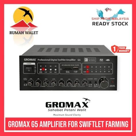 Amplifier Rumah Burung Walet Gromax G5 Swiftlet Professional Amplifier For Swiftlet Farming