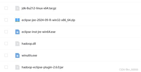 Eclipse连接hadoop所需要的相关文件 Csdn博客