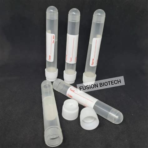 Transparent Multipurpose Vial 3 Ml False Bootom Tube At Rs 1 25 Piece In New Delhi