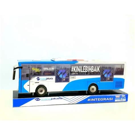 Jual Must Have Diskon Miniatur Papercraft Bus Transjakarta Bus