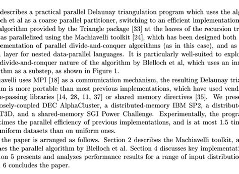 Nested Recursion In Delaunay Triangulation Algorithm By Blelloch Et Al Download Scientific