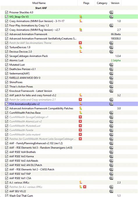 Aaf Patches For Crazy And Leito Mods V32 Leito Pack V2 Bodytalk