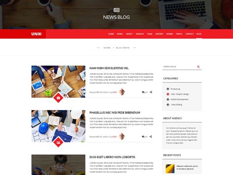 unik responsive one page multi purpose parallax by enfusionthemes on