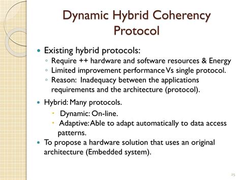 PPT A Dynamic Hybrid Cache Coherency Protocol For Shared Memory MPSoC