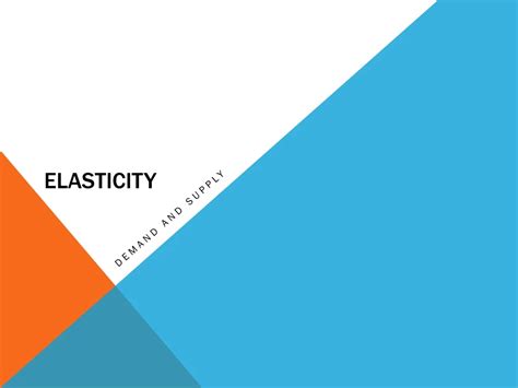 PPT Elasticity PowerPoint Presentation Free Download ID 9247780