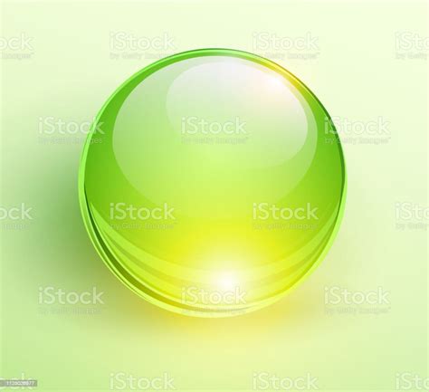Glass Green Ball 3d Background Stock Illustration Download Image Now