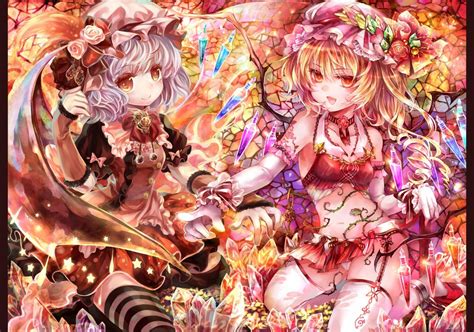 東方画像・壁紙まとめ ~毎日更新 オメカシスカーレッツ紅楼夢で頒布予定のタペストリーのイラストです。