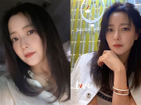 ‘48세 김희선 ‘미모 원탑 무보정 셀카 여신 중단발 C컬펌으로 우아한 분위기 완성