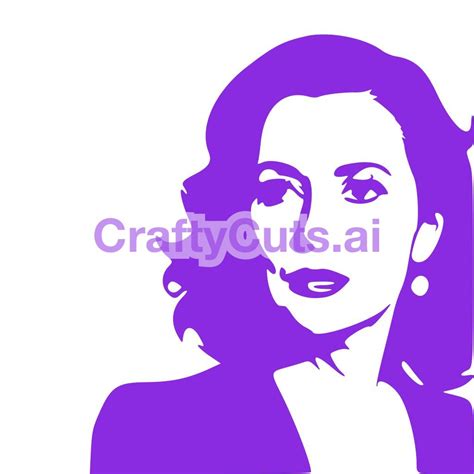 Portrait Of Kathleen Turner Craftycutsai